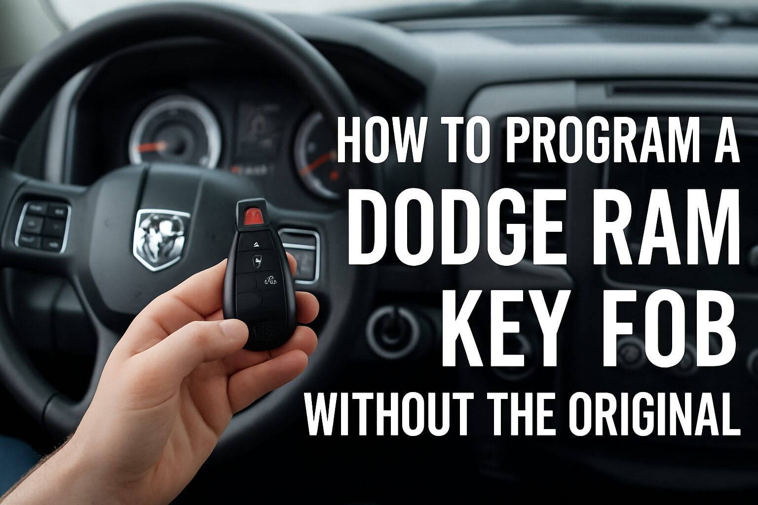 program dodge ram key fob without original - DML Locksmith